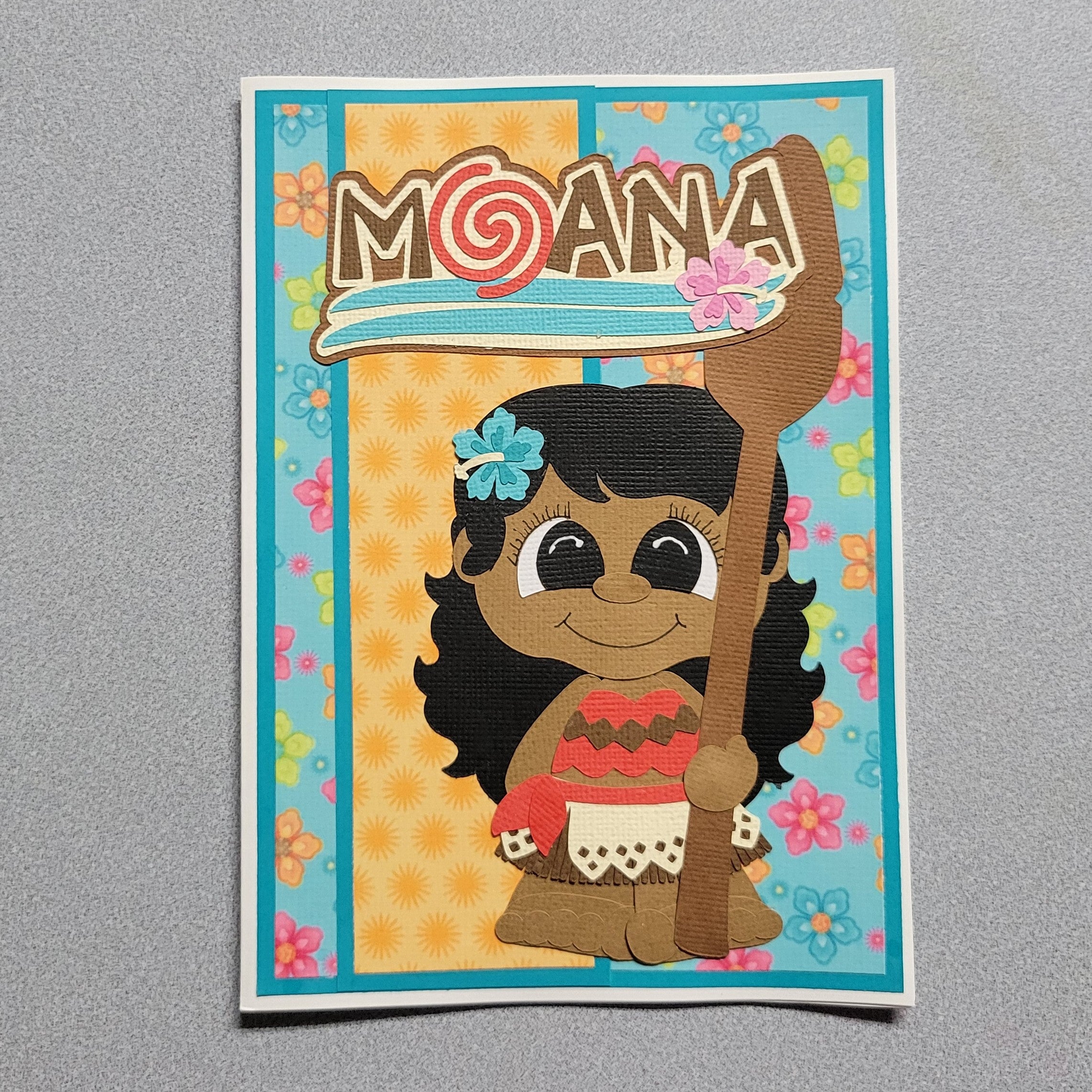 Moana Birthday Card – Scrap Happy Moms